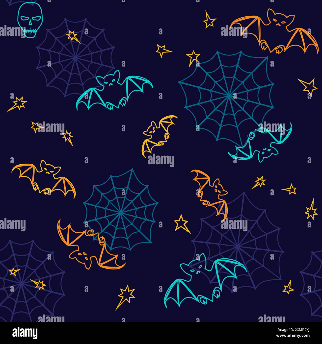 Bats seamless repeat pattern Stock Vector Images - Alamy