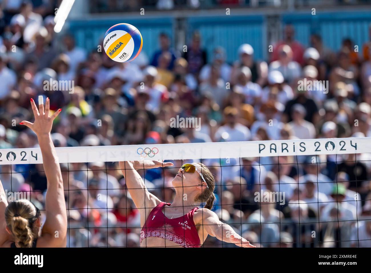 Paris, Ile de France, France. 29th July, 2024. Latvia's Blocker TINA ...