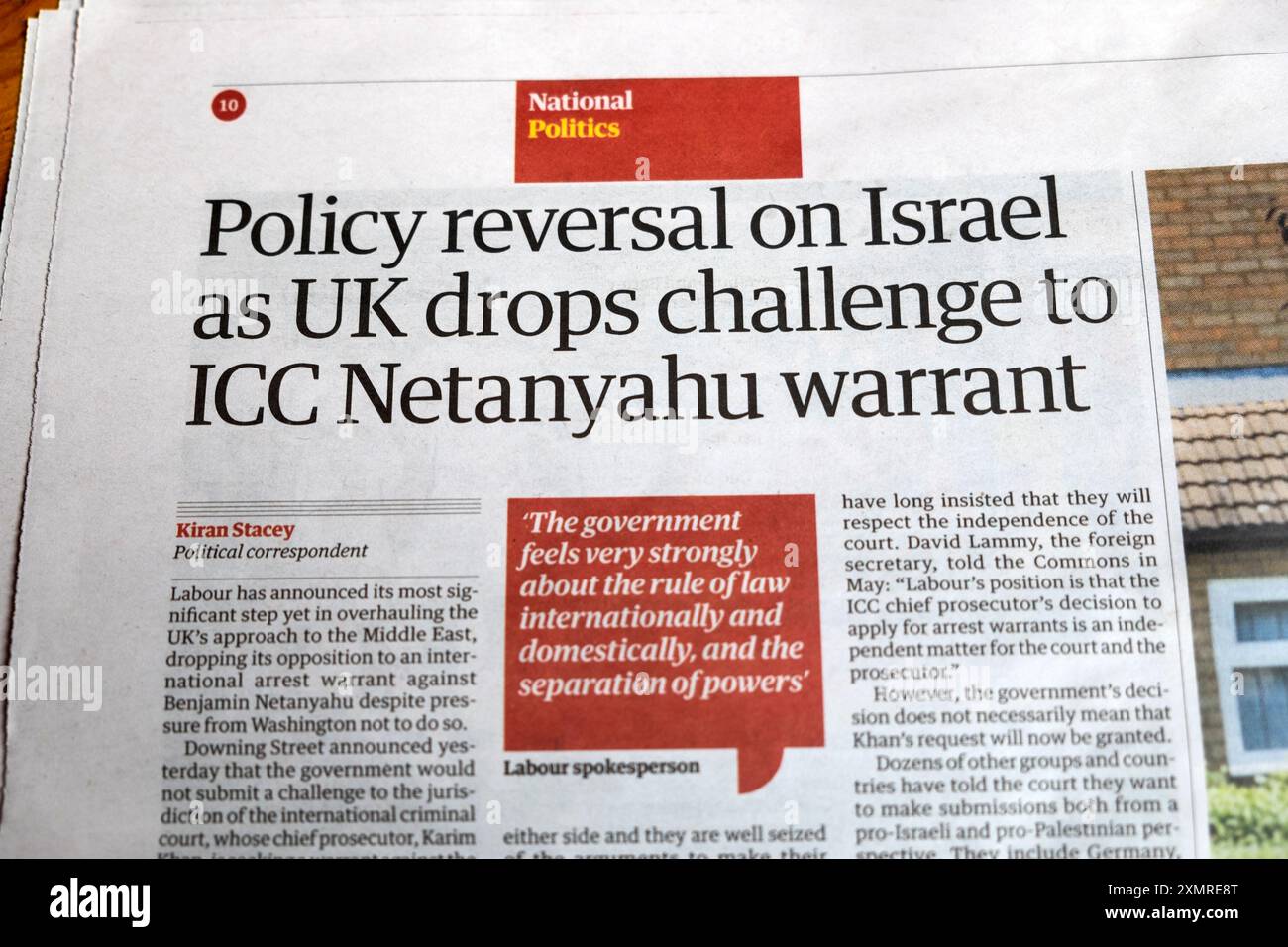 'Policy reversal on Israel as UK drops challenge to ICC Netanyahu ...