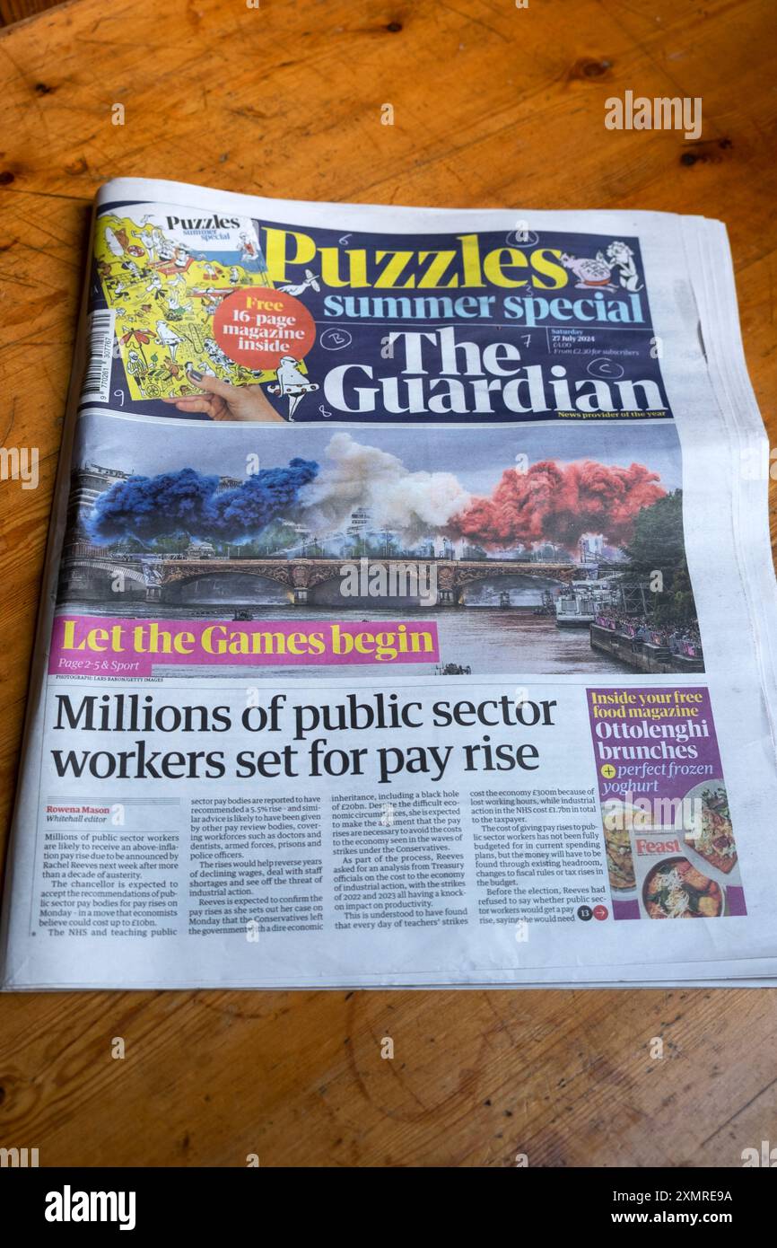 'Millions of public sector workers set for pay rise' Guardian newspaper ...