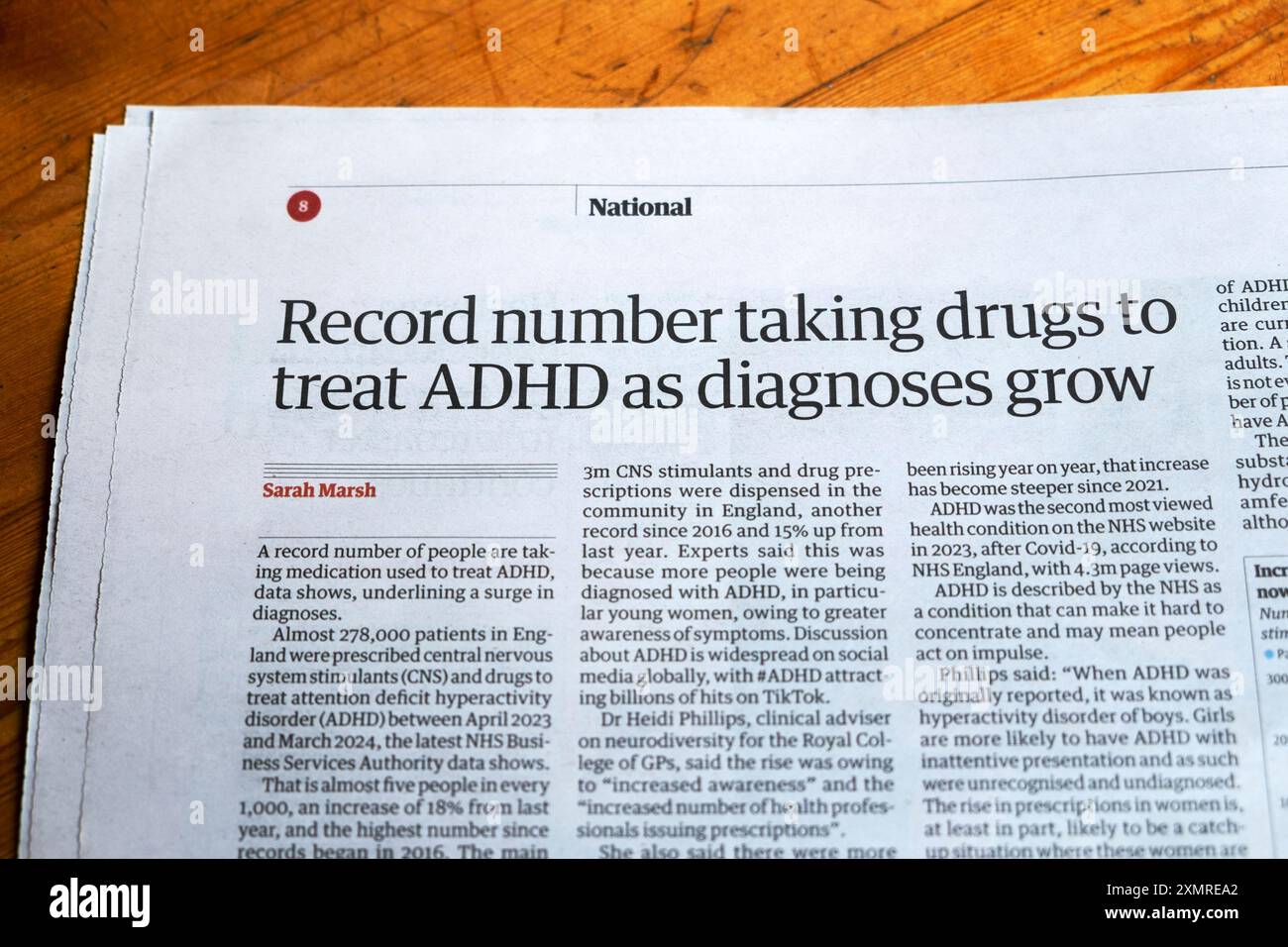 'Record number taking drugs to treat ADHD as diagnoses grow' Guardian ...