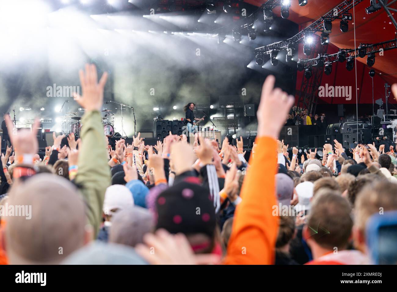Foo Fighters Perforning at Roskilde Festival 2024 Stock Photo - Alamy