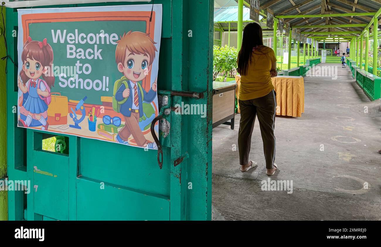 Laguna, Philippines. July 29,2024: Back to school for nearly 19.5 ...