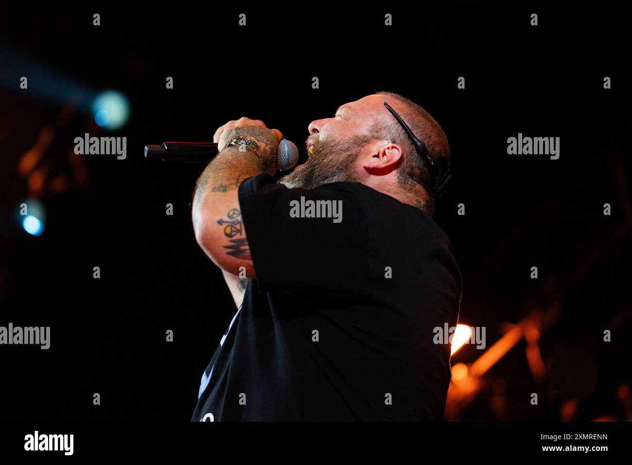 Ariyan Arslani aka Action Bronson Performing at Roskilde Festival 2024 ...