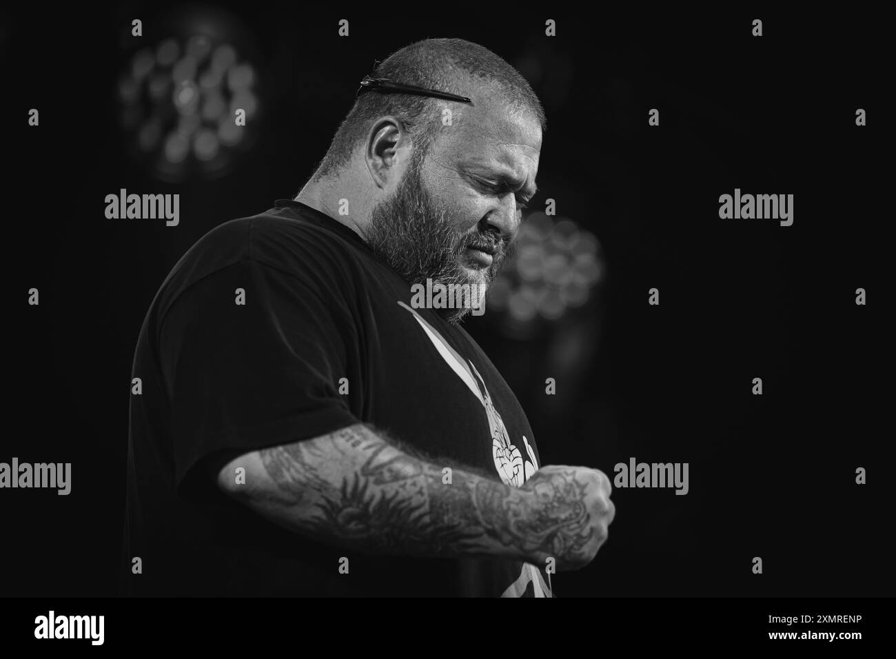 Ariyan Arslani aka Action Bronson Performing at Roskilde Festival 2024 ...