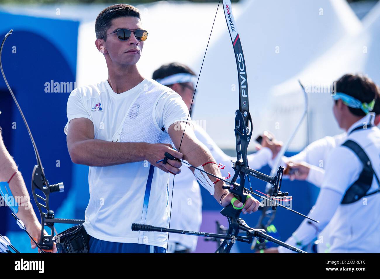 Paris, France. 29th July, 2024. Thomas Chirault (FRA), Archery, Men's ...
