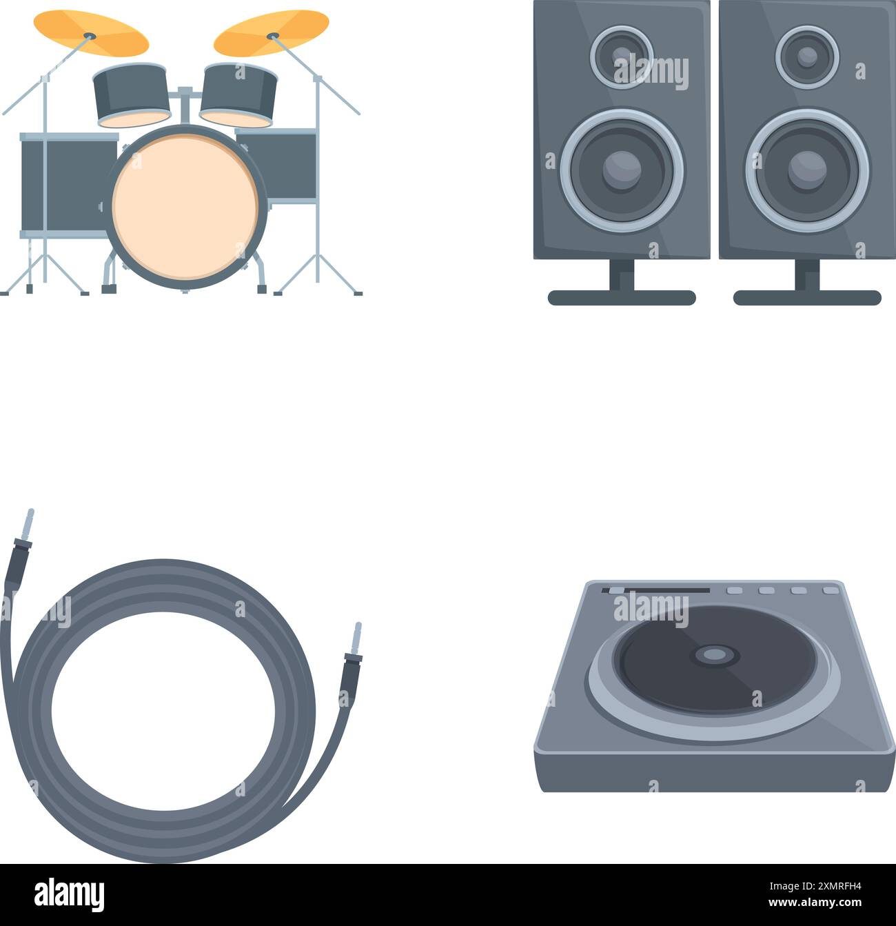 Drum system Stock Vector Images - Alamy