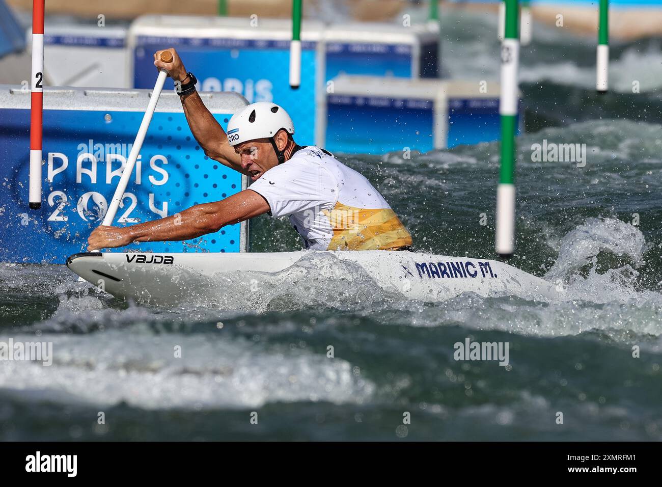 Paris, France. 29th July, 2024. Matija Marinic of Team Croatia competes ...