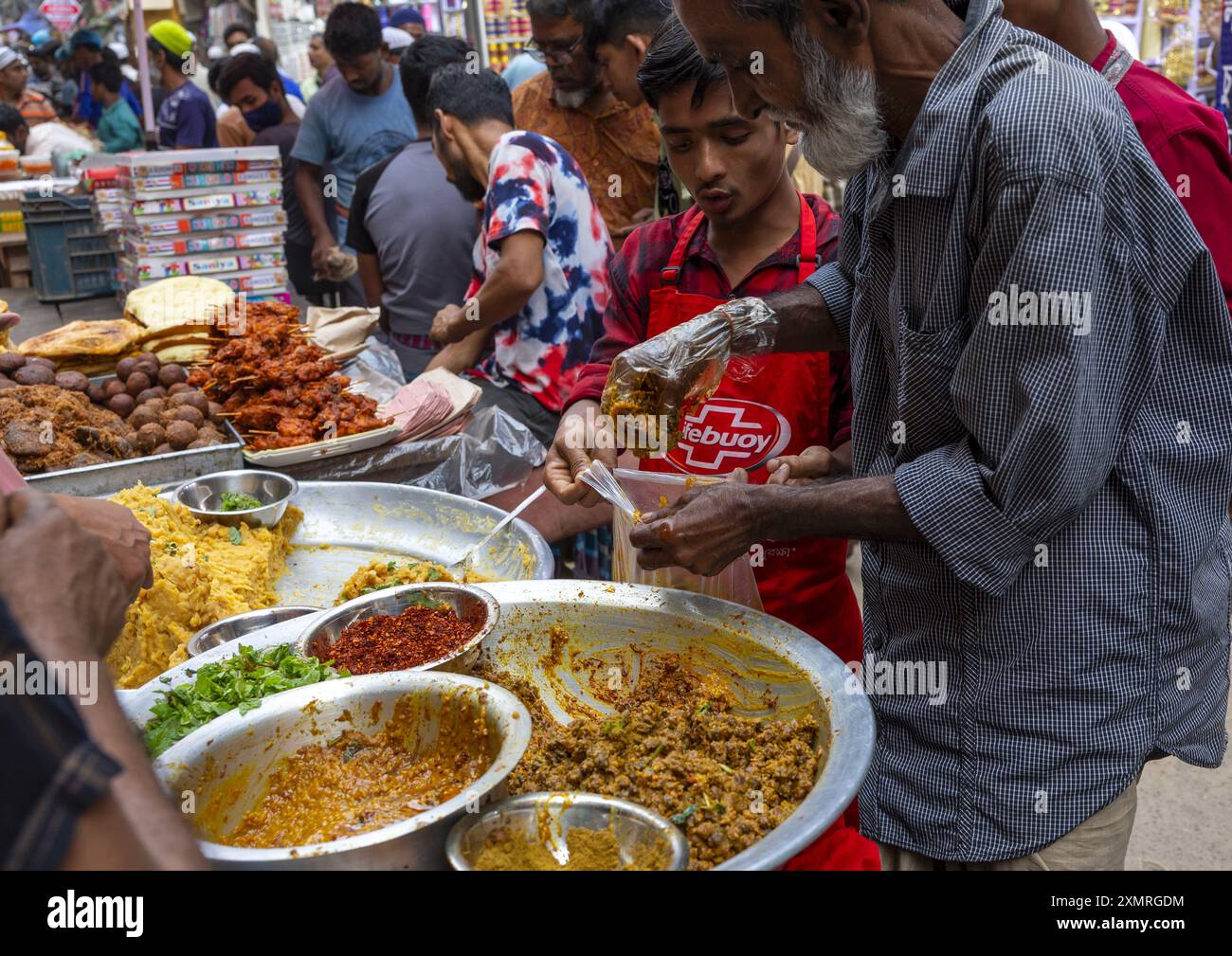Food for ramadan iftar sold in the street, Dhaka Division, Dhaka ...