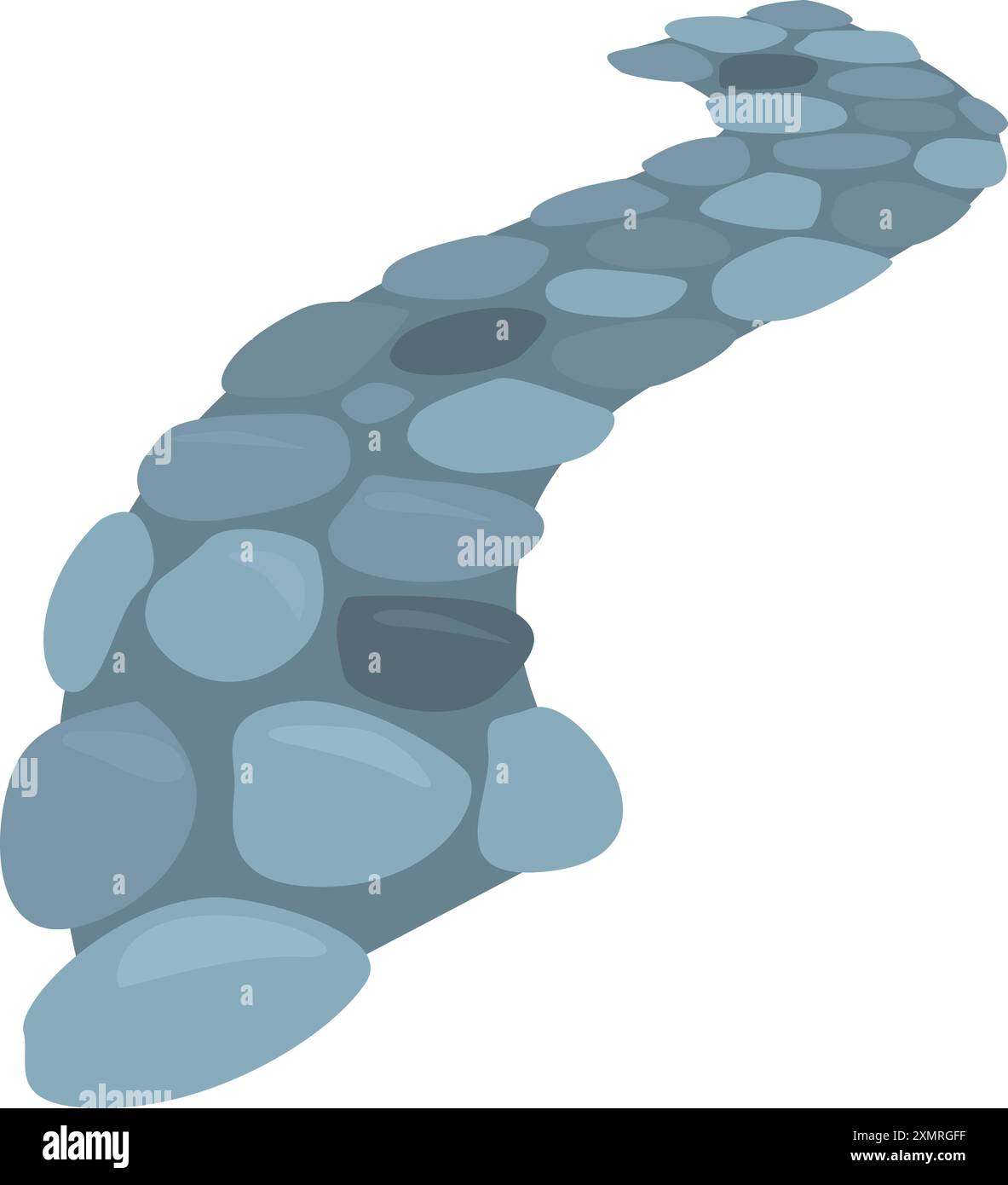 Winding walkway Stock Vector Images - Alamy