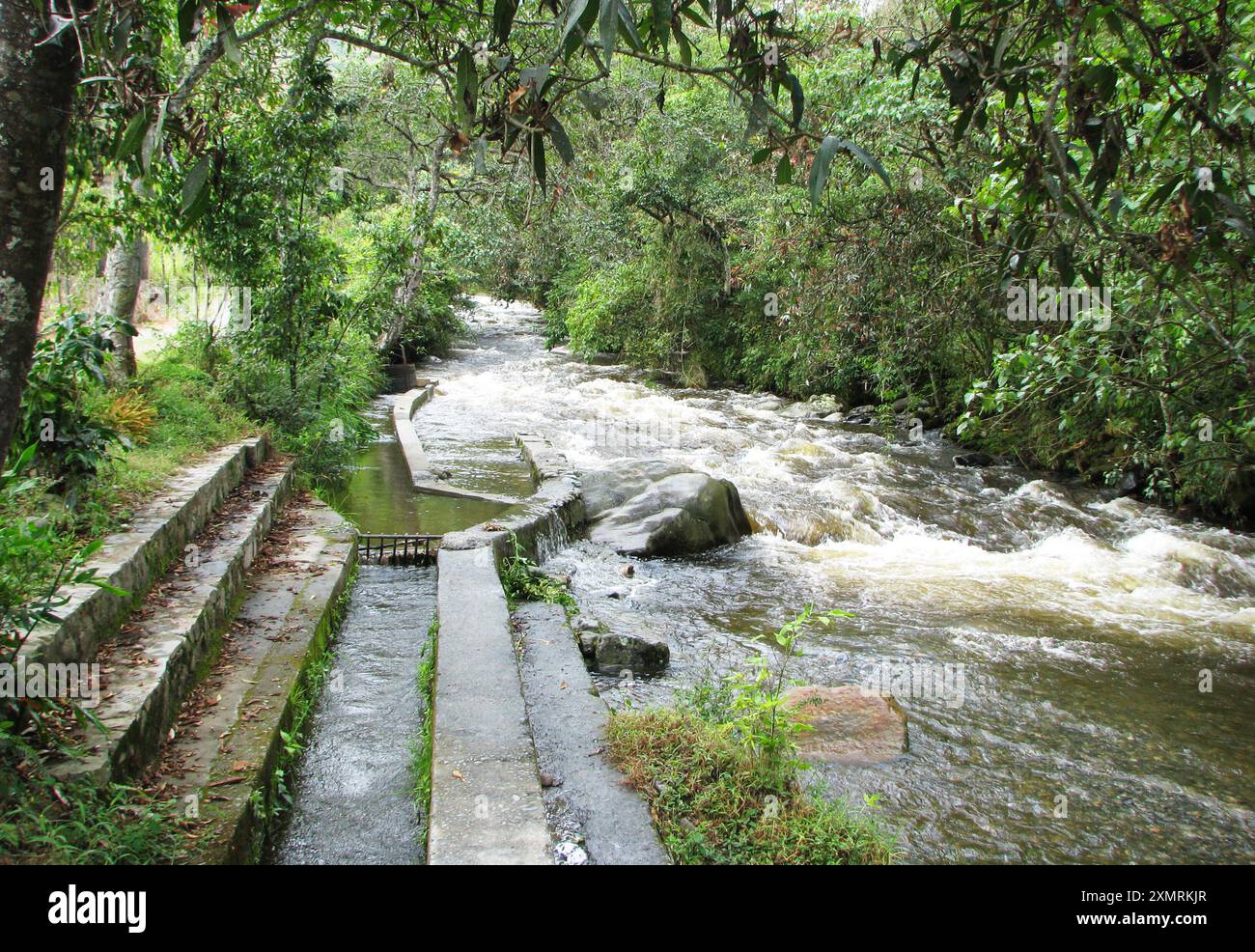 A river in Vilcabamba, Ecuador Stock Photo - Alamy