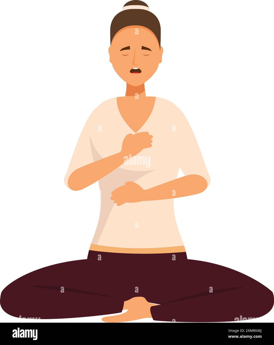 Chest pain fitness Stock Vector Images - Alamy