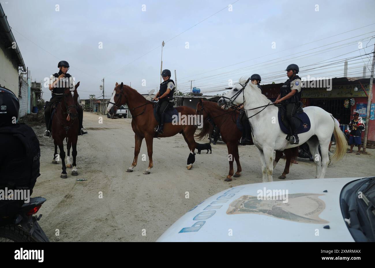 GYE FINCAS DELIA INTERVENTION Duran, Monday, July 29, 2024 Police and ...