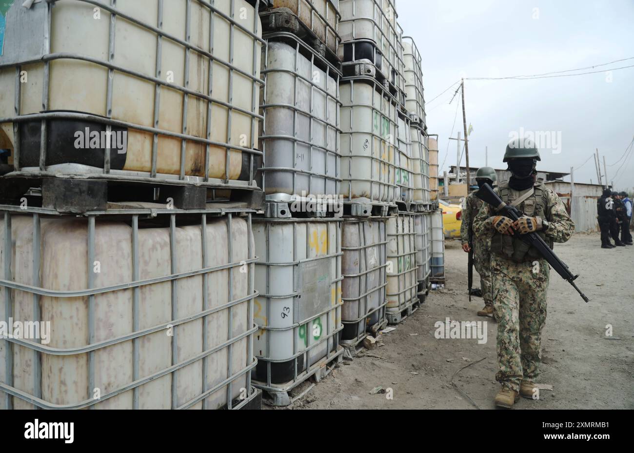 GYE FINCAS DELIA INTERVENTION Duran, Monday, July 29, 2024 Police and ...