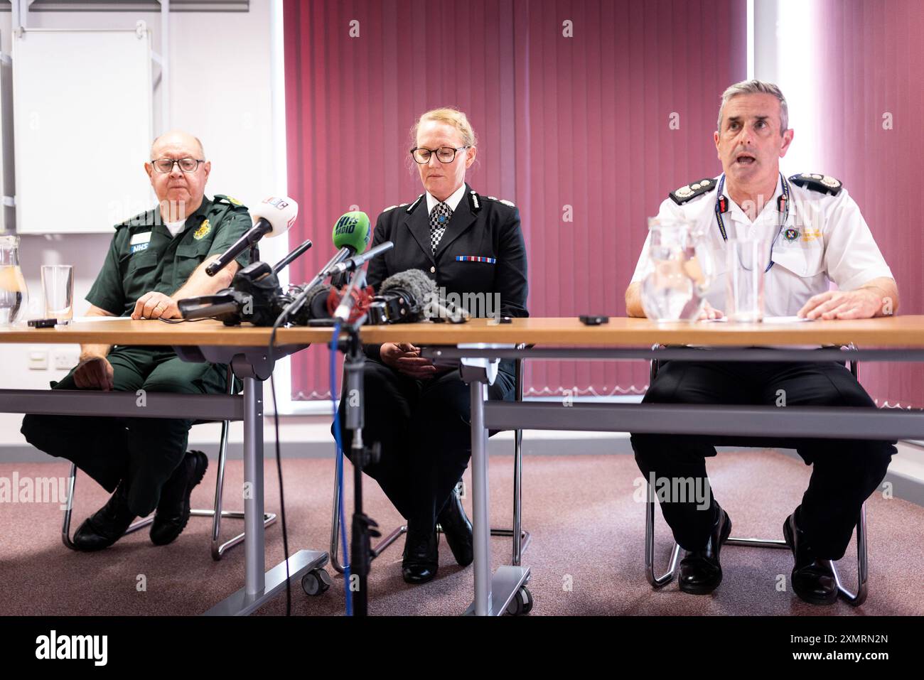 (left to right) Merseyside Head of Service Dave Kitchin, Merseyside ...