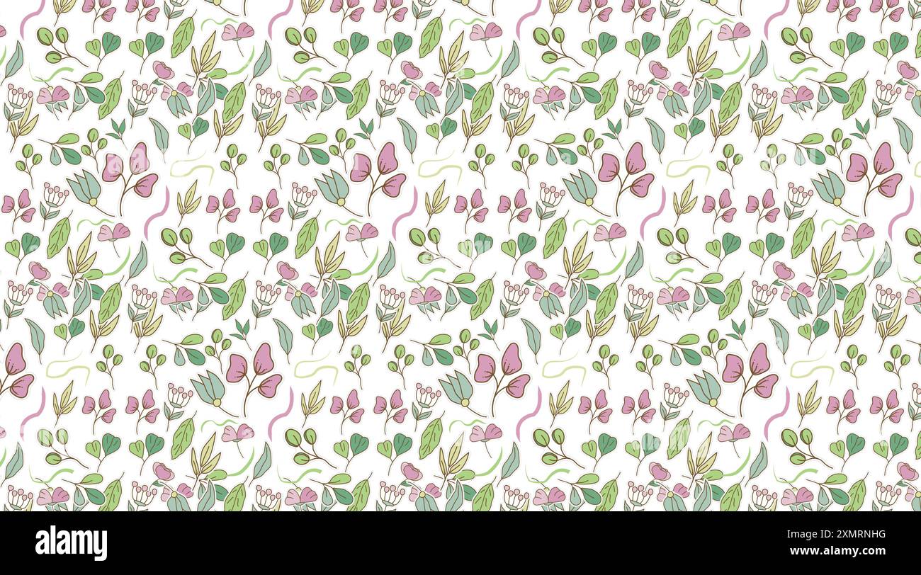 Seamless Pattern for Shirt Kurti digital printing design Stock Vector ...