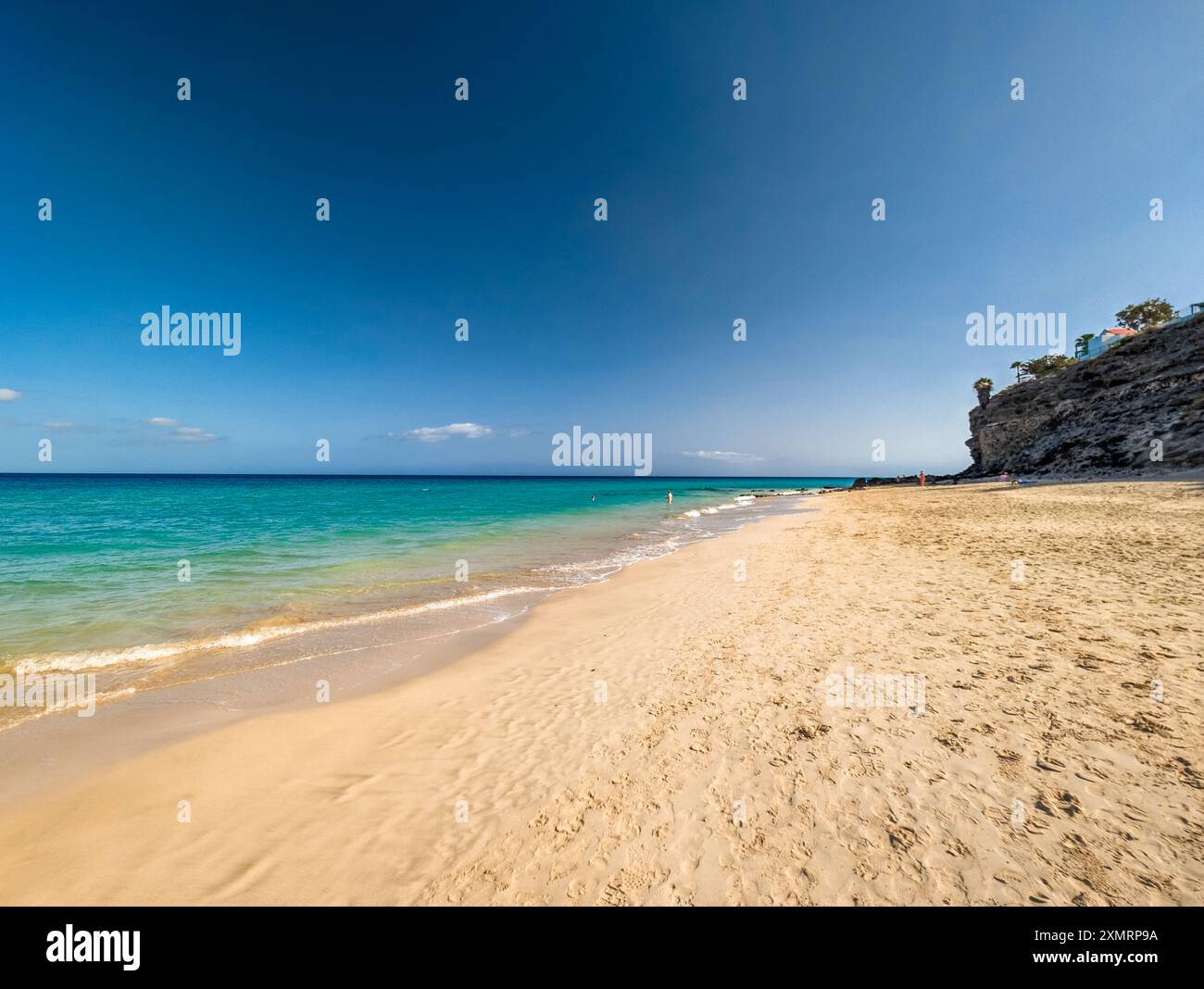 Aerial views of Butihondo and Jandia beach, Fuerteventura, Canary ...
