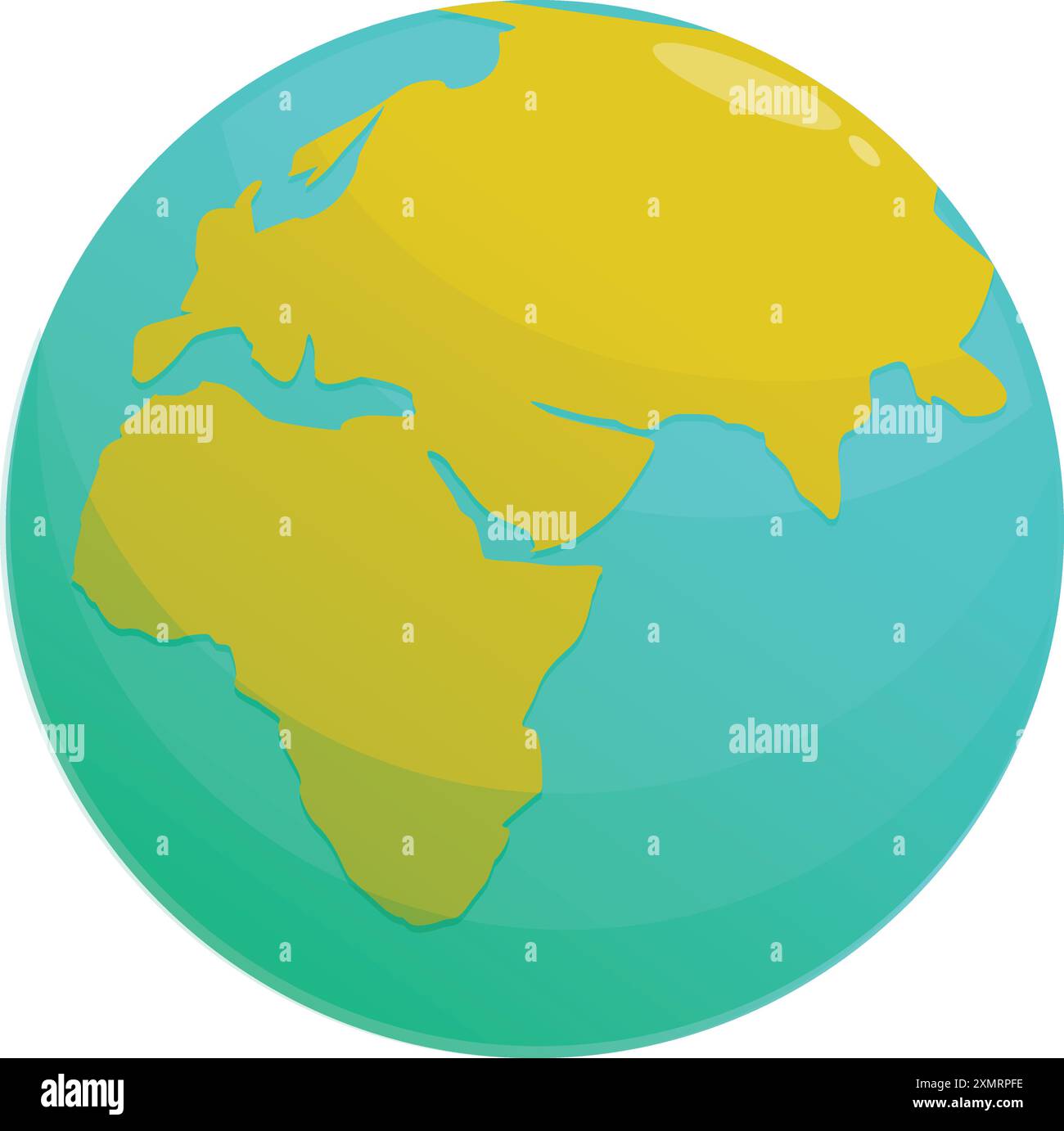 Cartoon illustration showing school geography hi-res stock photography ...