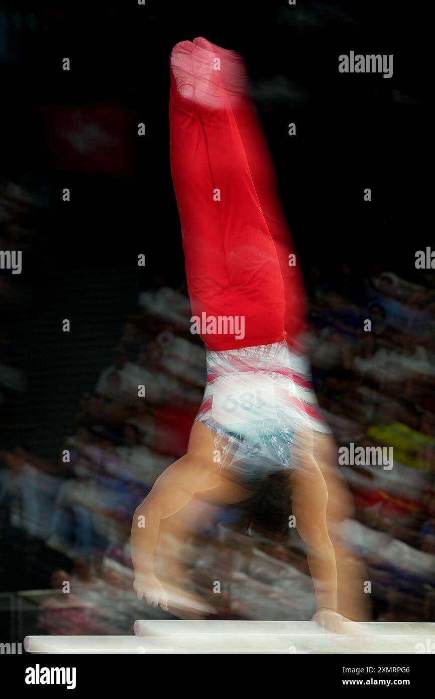 Parigi, France. 29th July, 2024. USA 's athlete in action during Men's ...
