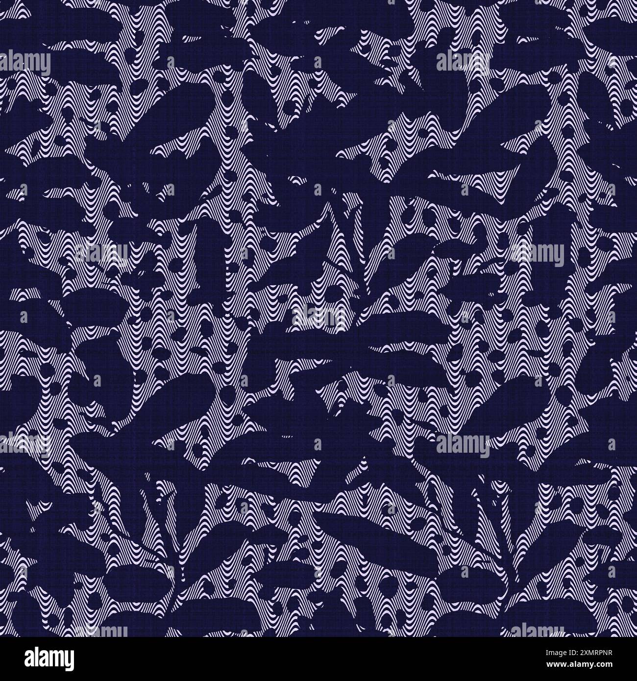 Dark purple camouflage flecked effect abstract seamless pattern ...