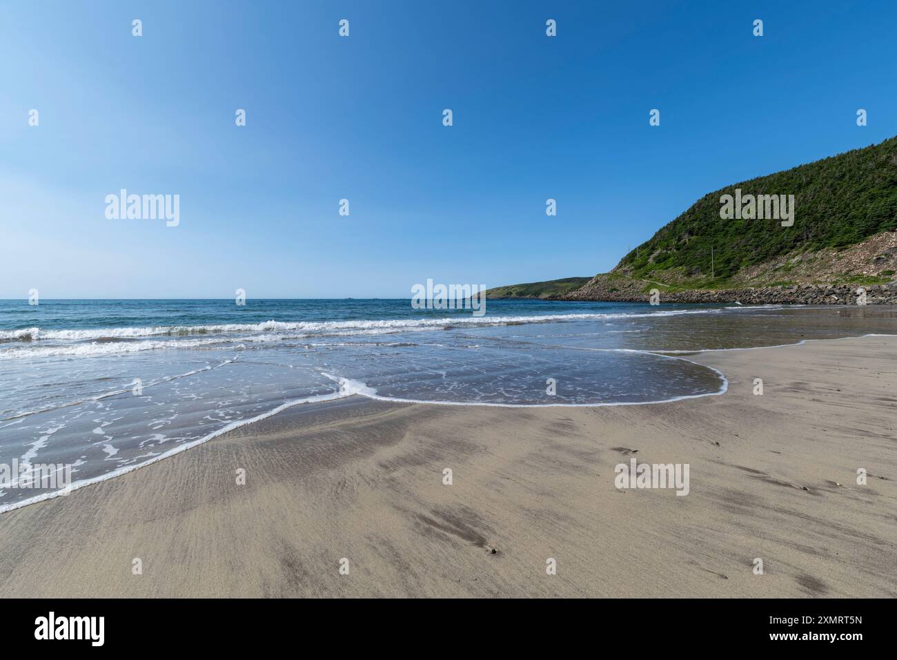 Beautiful sandy beach at Point Lance, Newfoundland, Cape shore, Avalon ...