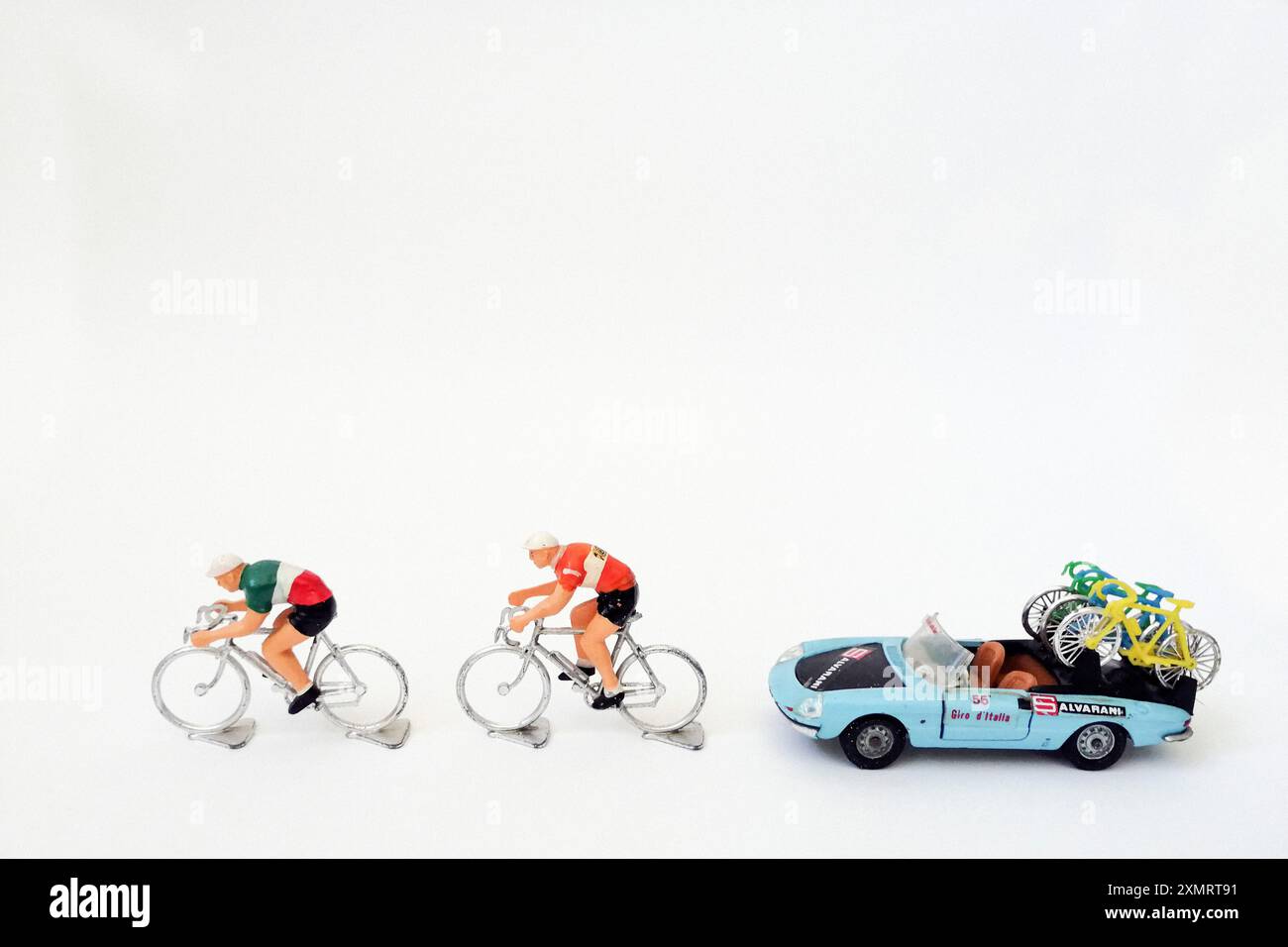 70's Model Cyclists Stock Photo - Alamy