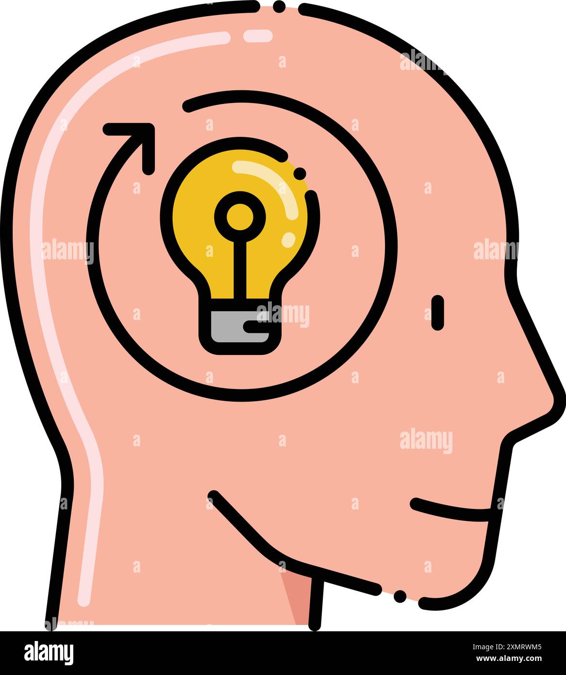 Circular thinking Stock Vector Images - Alamy