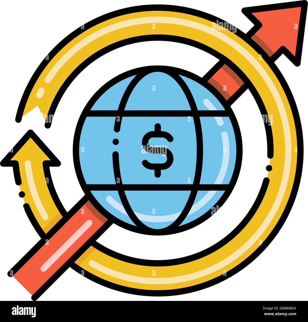 Circular Vs Linear Economy Stock Vector Image & Art - Alamy