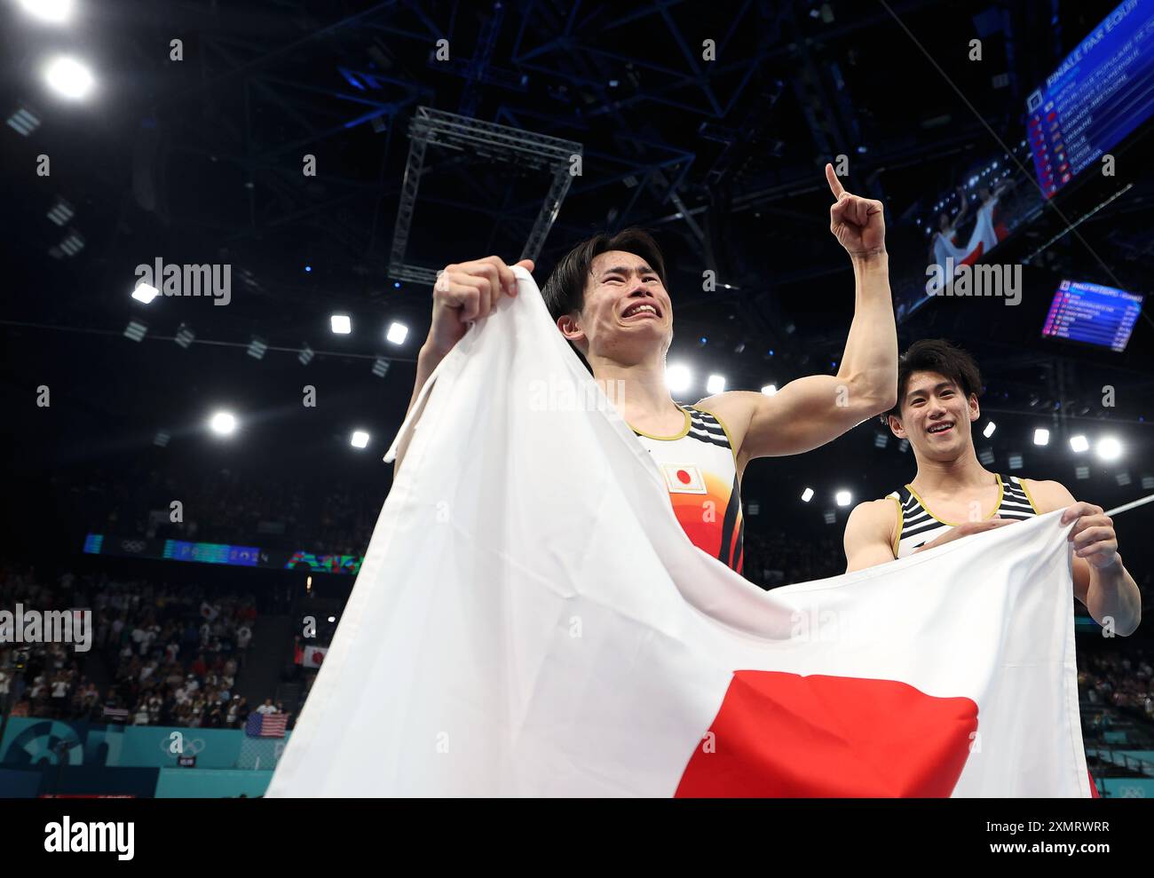 Paris, France. 29th July, 2024. Kaya Kazuma and Hashimoto Daiki (R) of ...