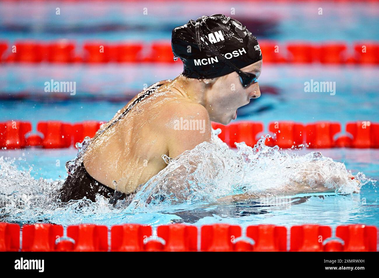 Paris, France. 29th July, 2024. Summer McIntosh of Canada competes ...