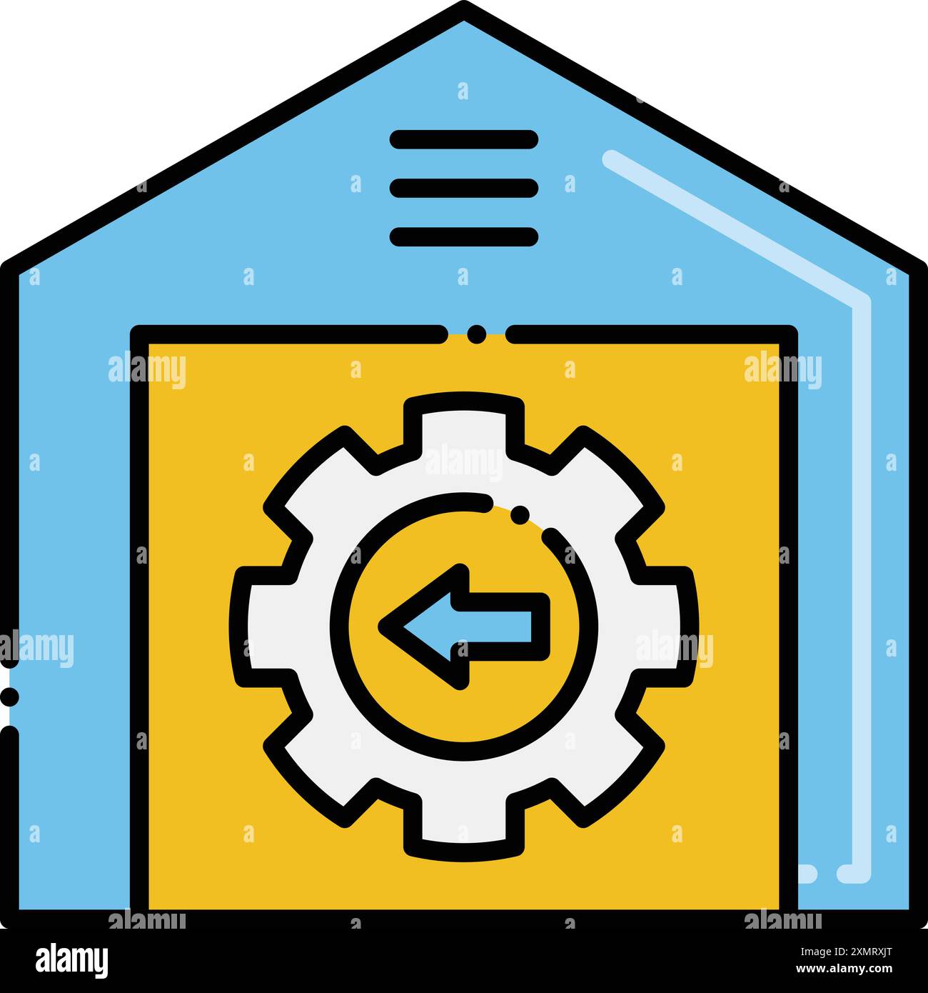 Reverse logistics vector vectors hi-res stock photography and images - Alamy