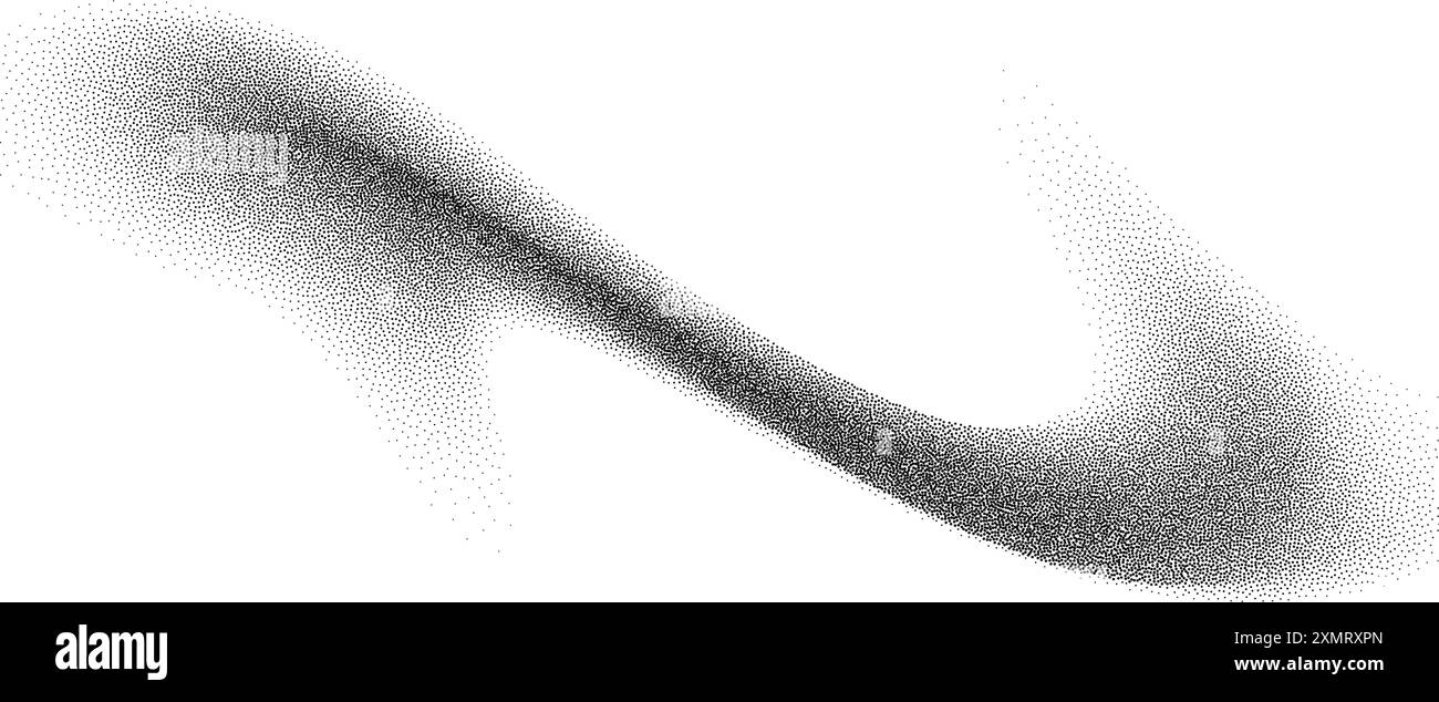 Dotwork abstract background, black grain texture, Abstract stipple sand ...