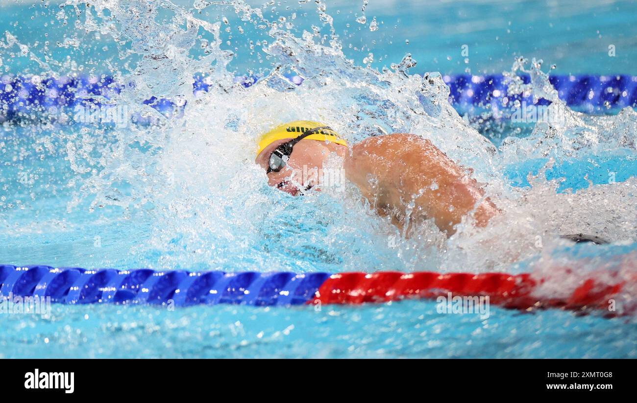 Paris, France. July 29th 2024. Australia's Maximillian Giuliani during ...