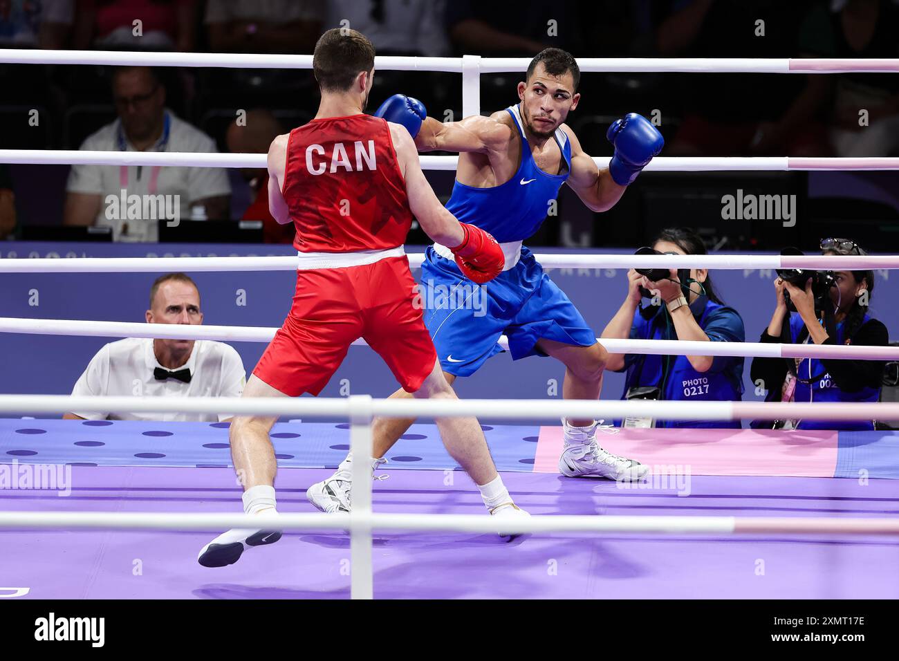 Paris, France, 29 July, 2024. Radoslav Simeonov Rosenov of Bulgaria at ...