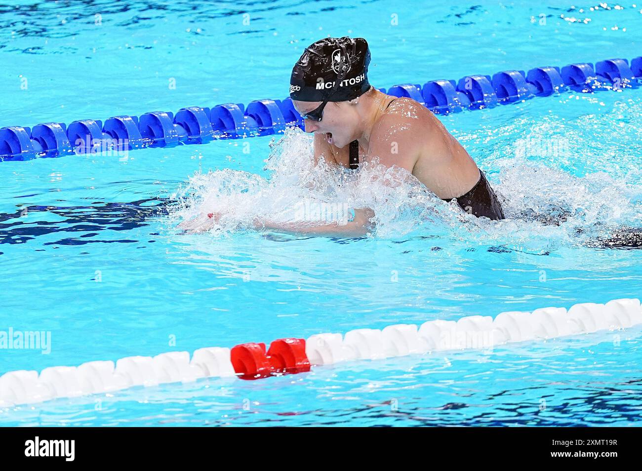 Paris, France. 29th July, 2024. Summer McIntosh of Canada competes ...