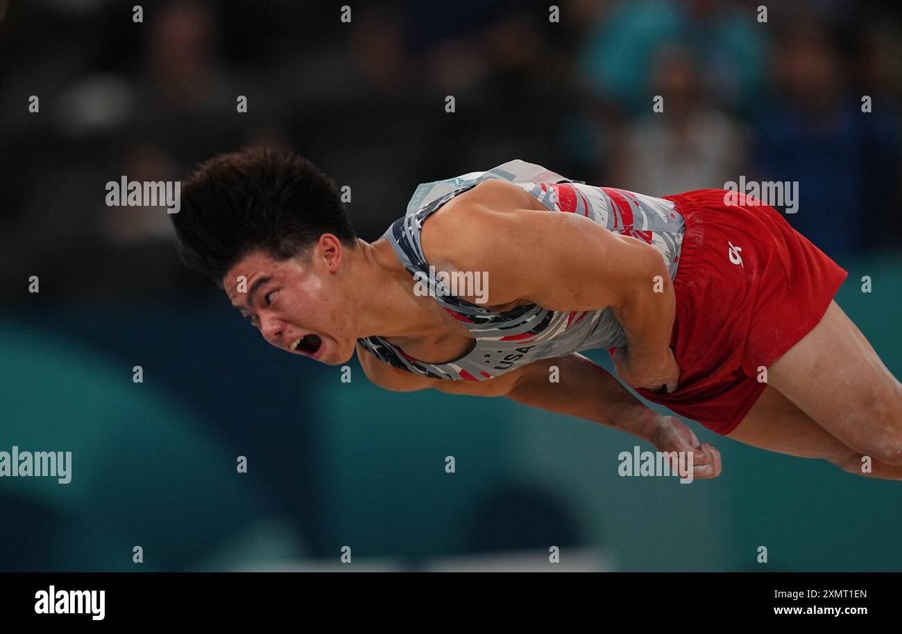 Paris, France. 29 July, 2024. Asher Hong (United States of Armerica ...