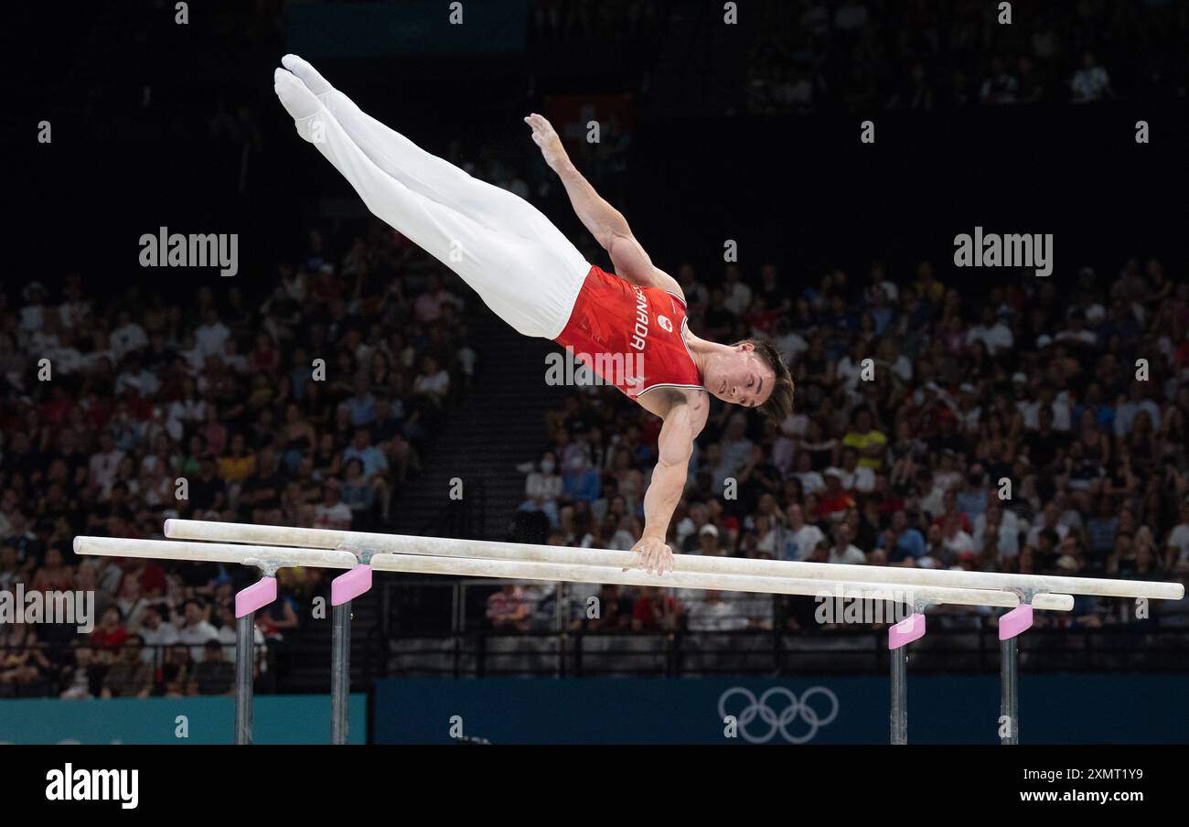 Paris, France. 29th July, 2024. Samuel Zakutney, from Ottawa, Ont ...