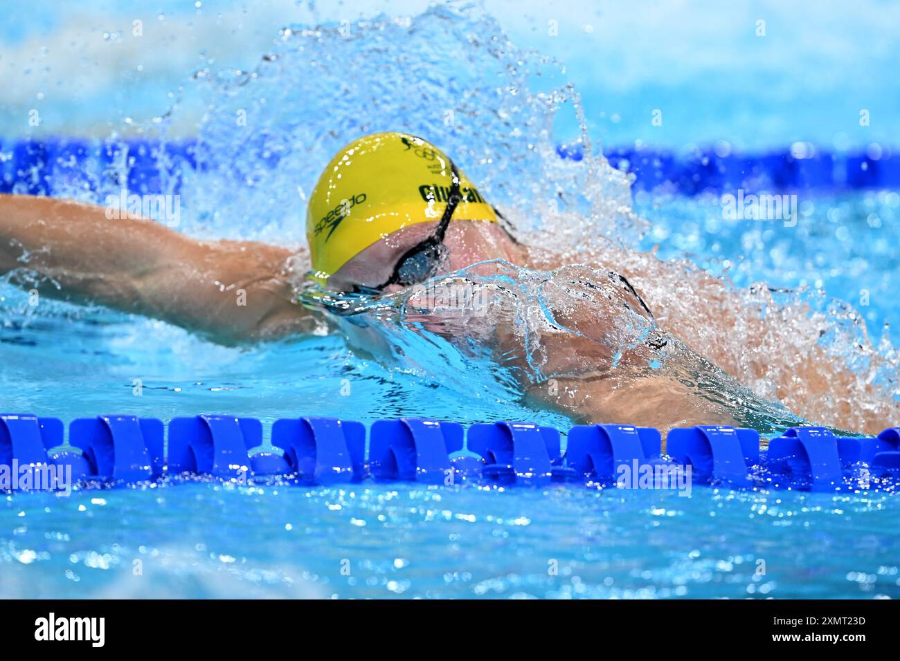 Paris, France. 29th July, 2024. Australian swimmer Maximillian Giuliani ...