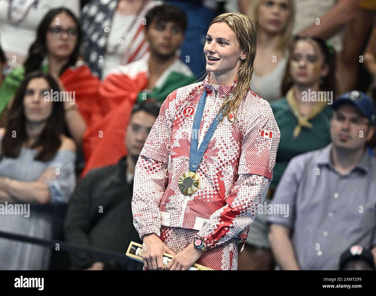 Paris, France. 29th July, 2024. Gold Medalist Summer McIntosh of Team ...