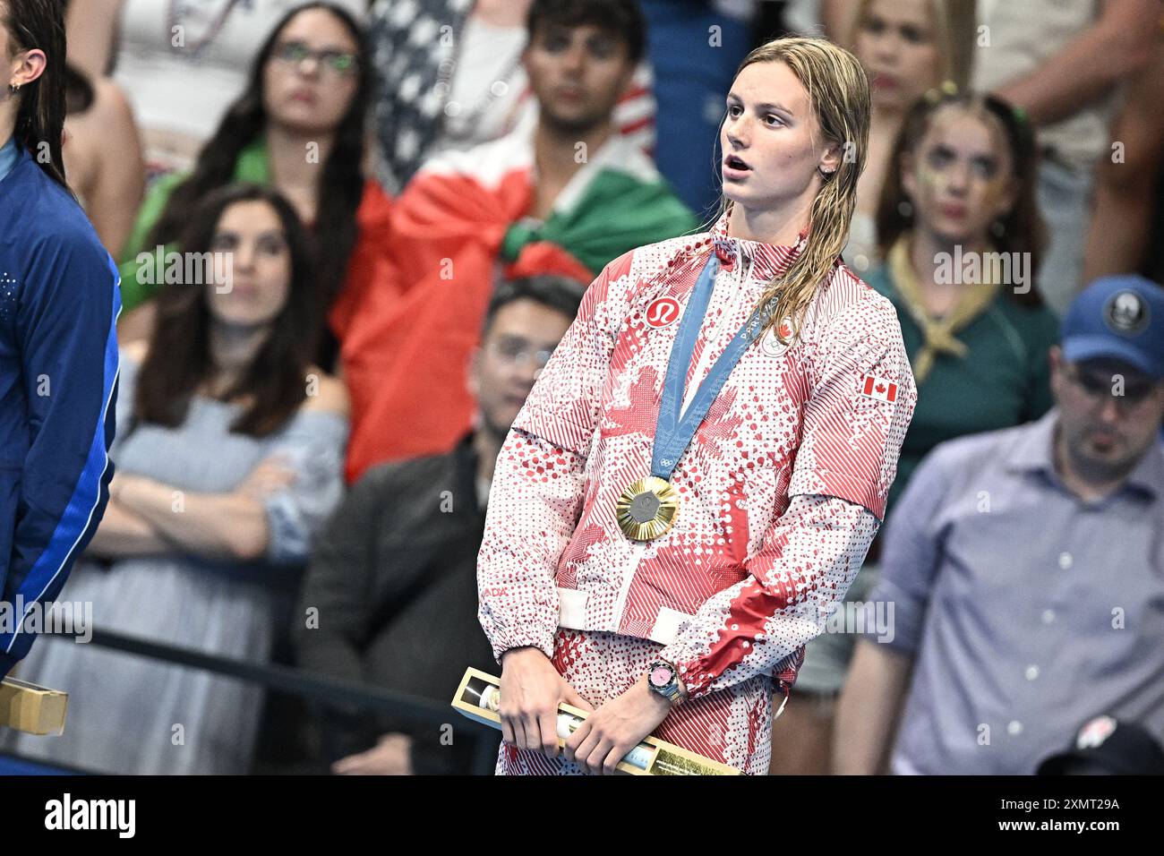 Paris, France. 29th July, 2024. Gold Medalist Summer McIntosh of Team ...