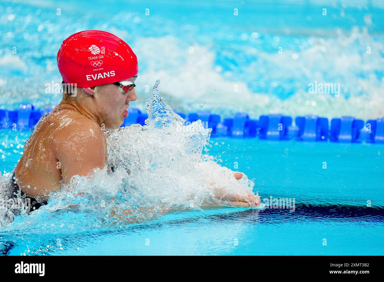 Great Britain's Angharad Evans during the Women's 100m Breaststroke ...