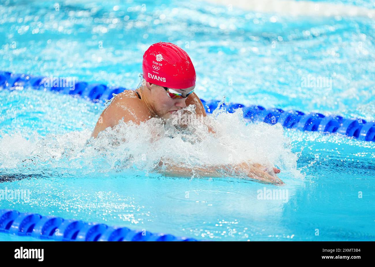 Great Britain's Angharad Evans during the Women's 100m Breaststroke ...