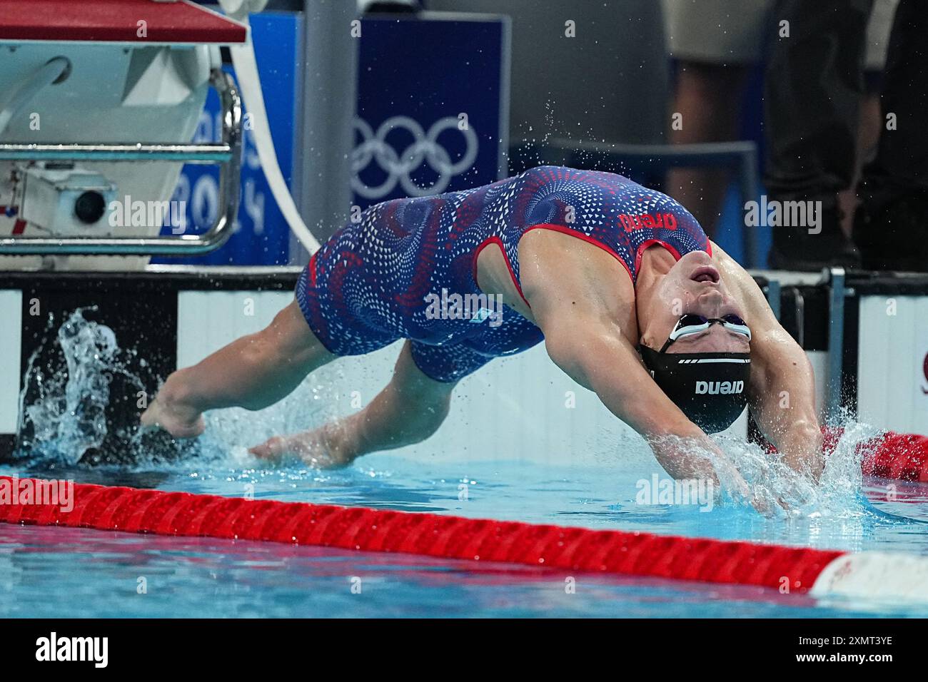 Paris, France. 29th July, 2024. Olympics, Paris 2024, 100 m backstroke ...