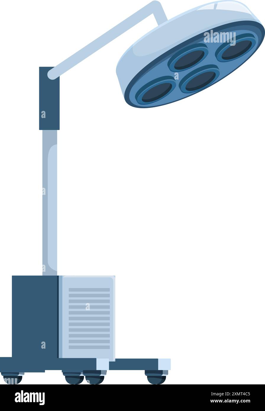 Medical lamp standing on Stock Vector Images - Alamy