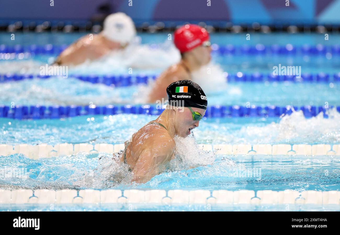 Paris, France. July 29th 2024. Ireland's Mona McSharry on her way to ...
