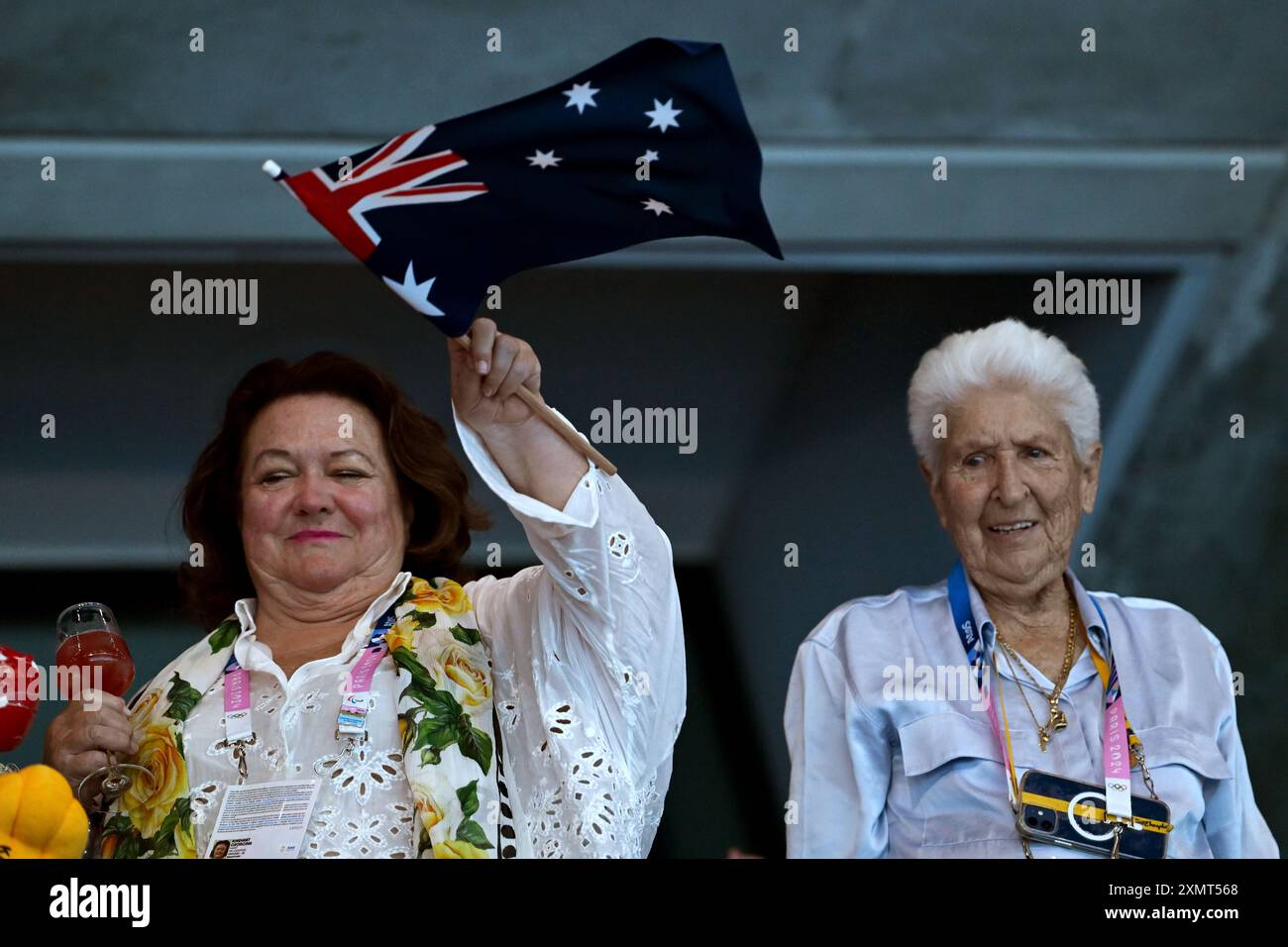 Paris, France. 29th July, 2024. Australian billionaire Gina Rinehart ...