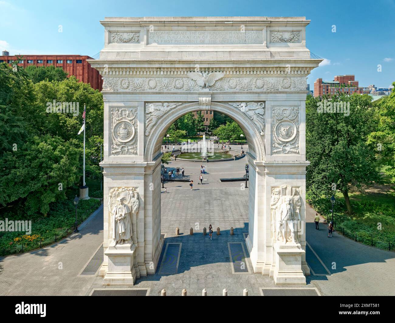 Centennial of Washington's Inauguration Stock Photo - Alamy