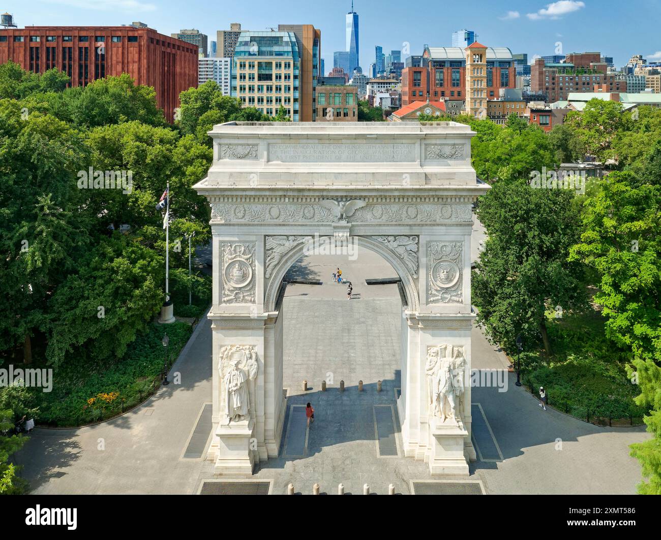 Centennial of Washington's Inauguration Stock Photo - Alamy