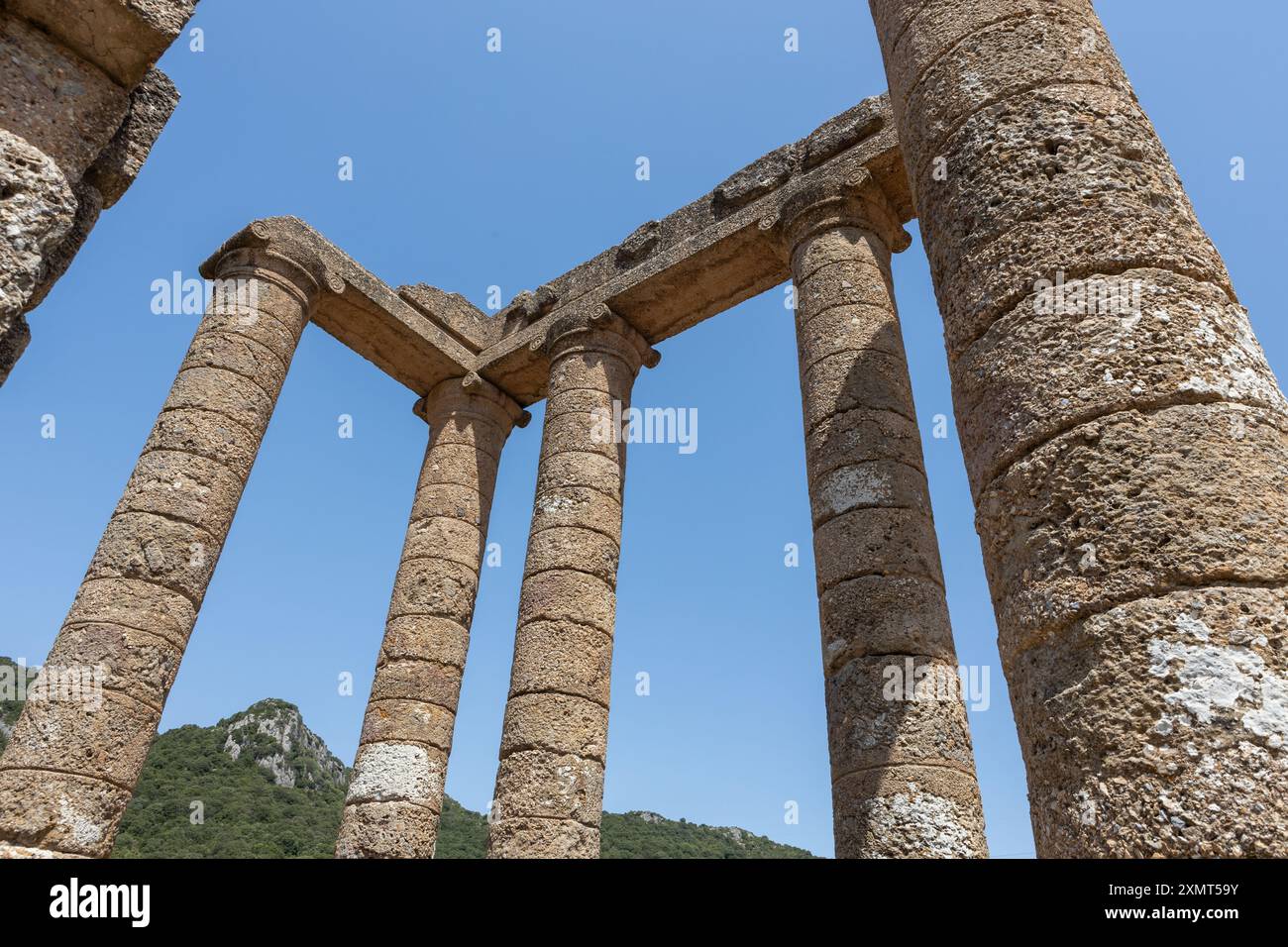 Ancient Roman Temple Ruins in Sardinia Stock Photo - Alamy
