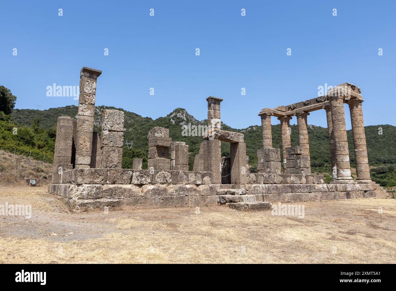 Historic Roman Temple of Antas Stock Photo - Alamy